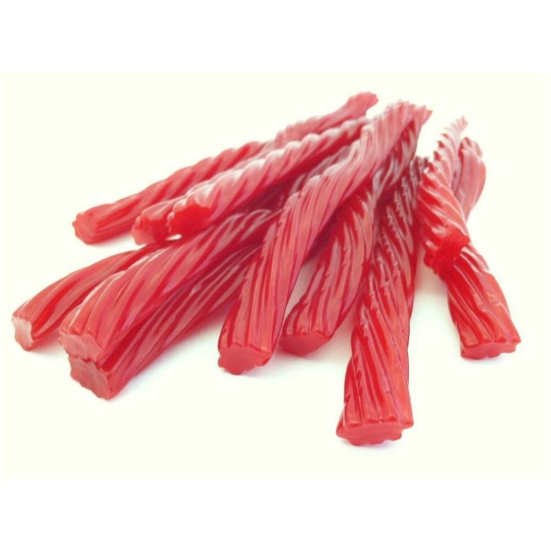 Licorice Twists, Red - Candy - Wholesale - Bulk - Nutsite